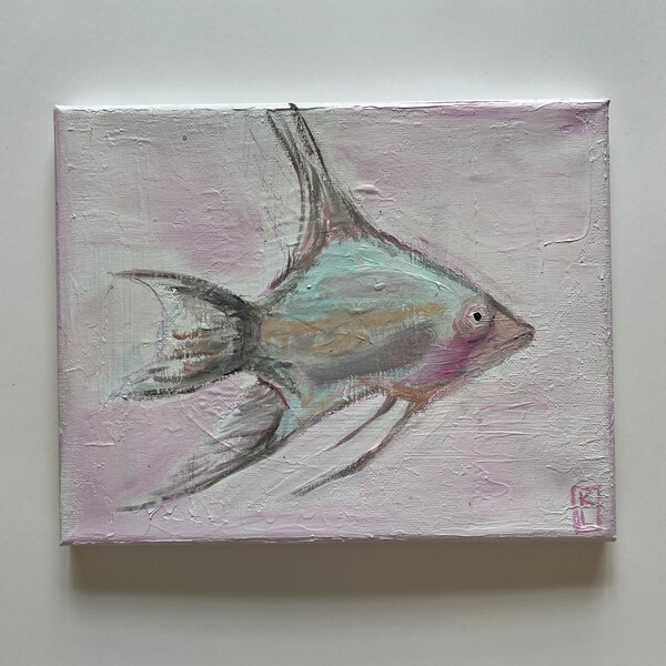 Angelfish Painting - Etsy