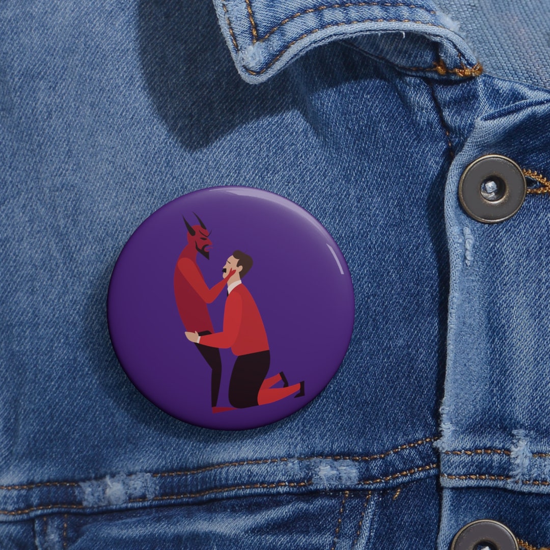 Coping Mechanism: Demonic Therapy Sessions Custom Pin Buttons - Etsy