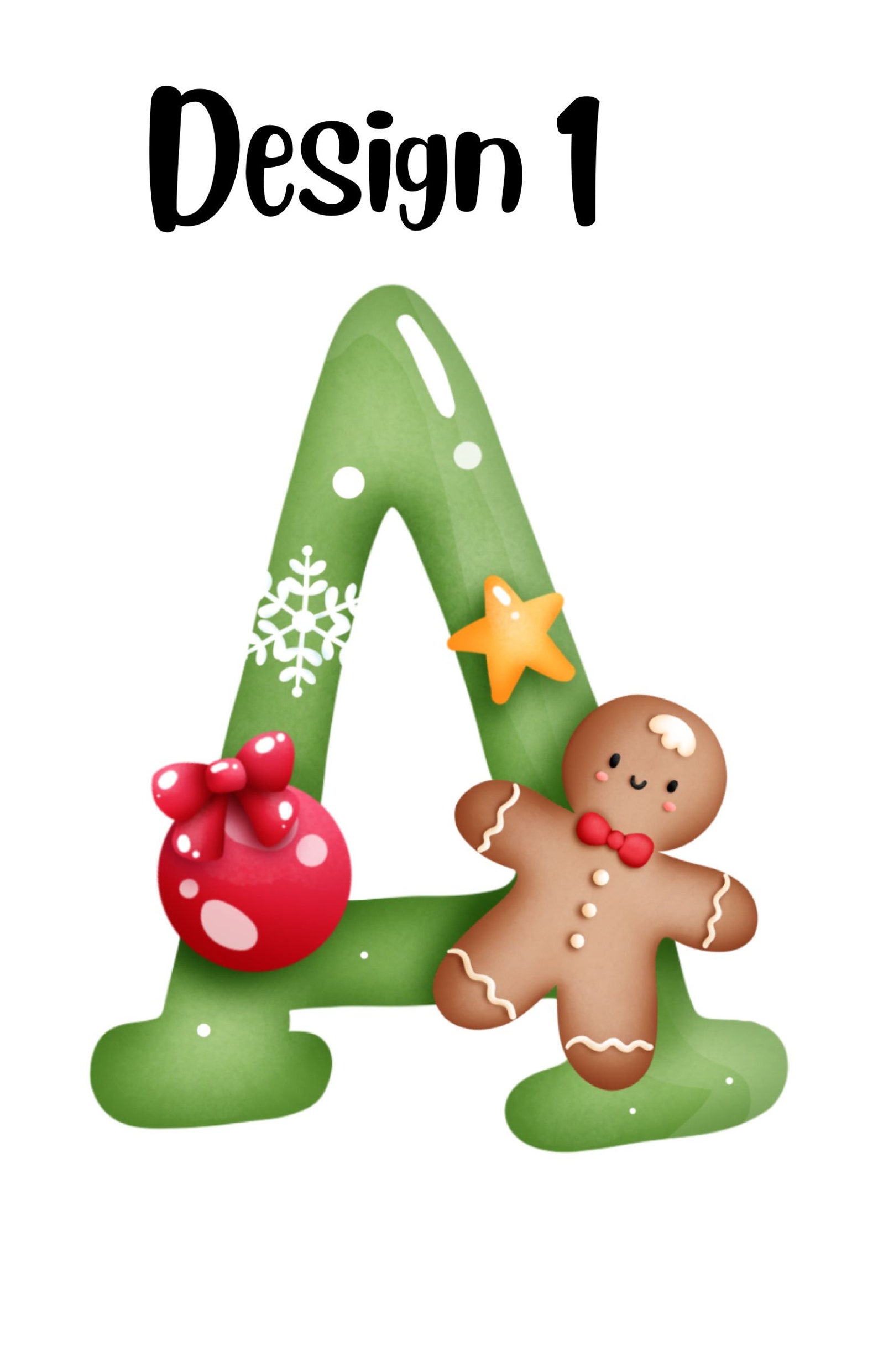 Christmas Font Digital Download PNG | Christmas Letters | Digital ...