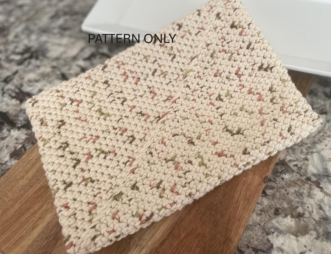 Easy Hot Pad Crochet Pattern-beginner Friendly-double Thick ...