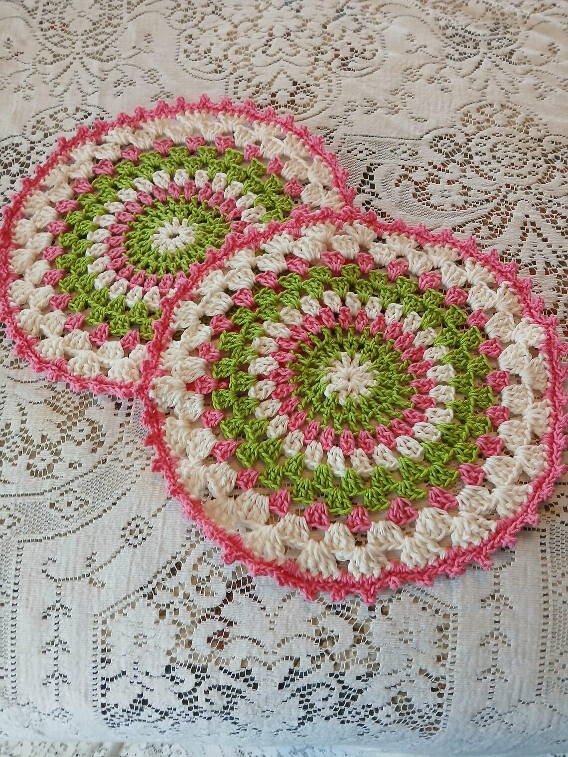 Doilies-round, 12.5 Inch Circumference. Victorian Style. - Etsy