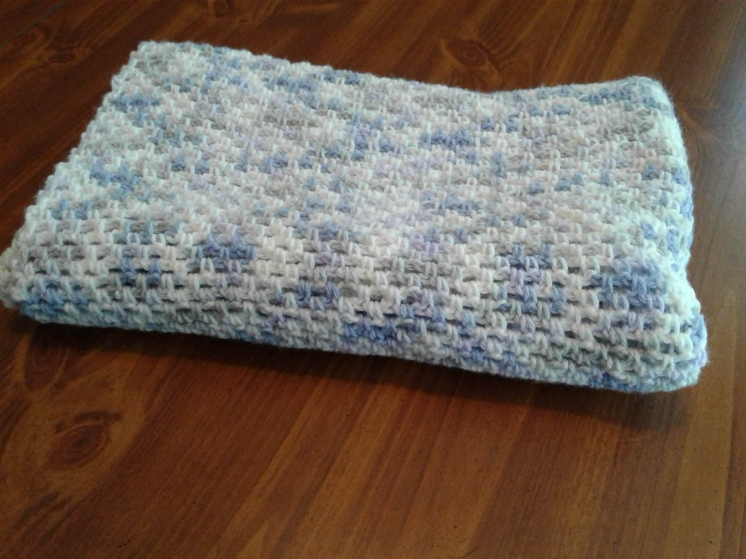 Baby Blanket Open Mesh Stitch - Etsy