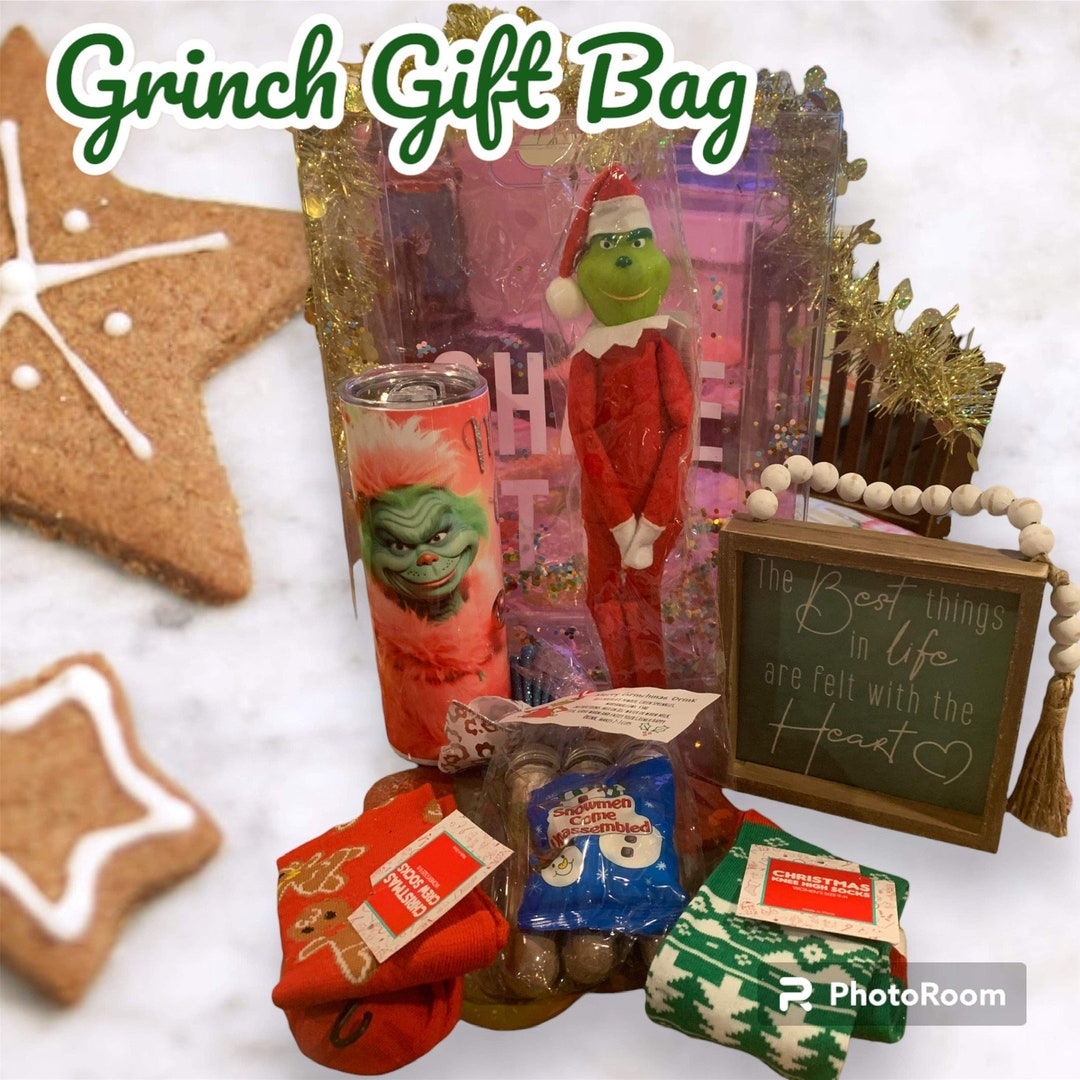 Grinch Gift Bags - Etsy