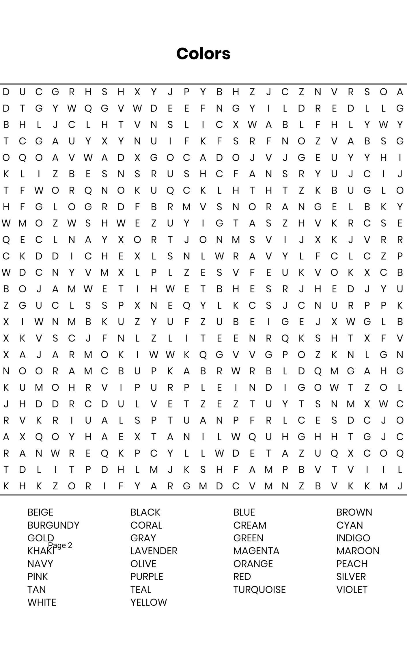 Large Print Word Search New Fun and Relaxing Word Search Puzzle for All ...