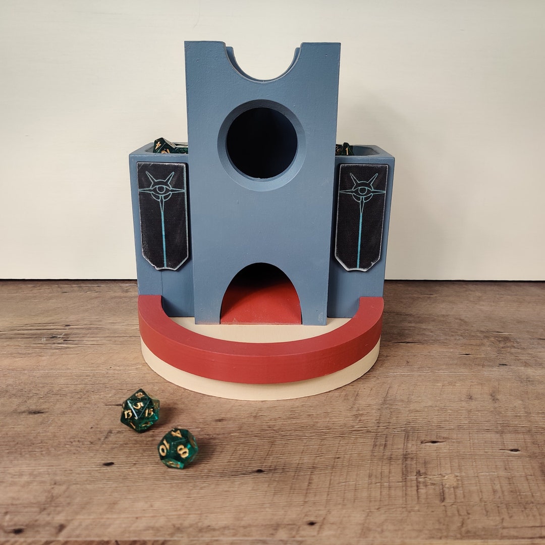 Winterhold Dice Tower With Dice Storage Tabletop RPG Dice - Etsy
