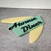 Atomic Diner Sign Retro Futurism Wall Decor 1950s Diner Sign Mid ...