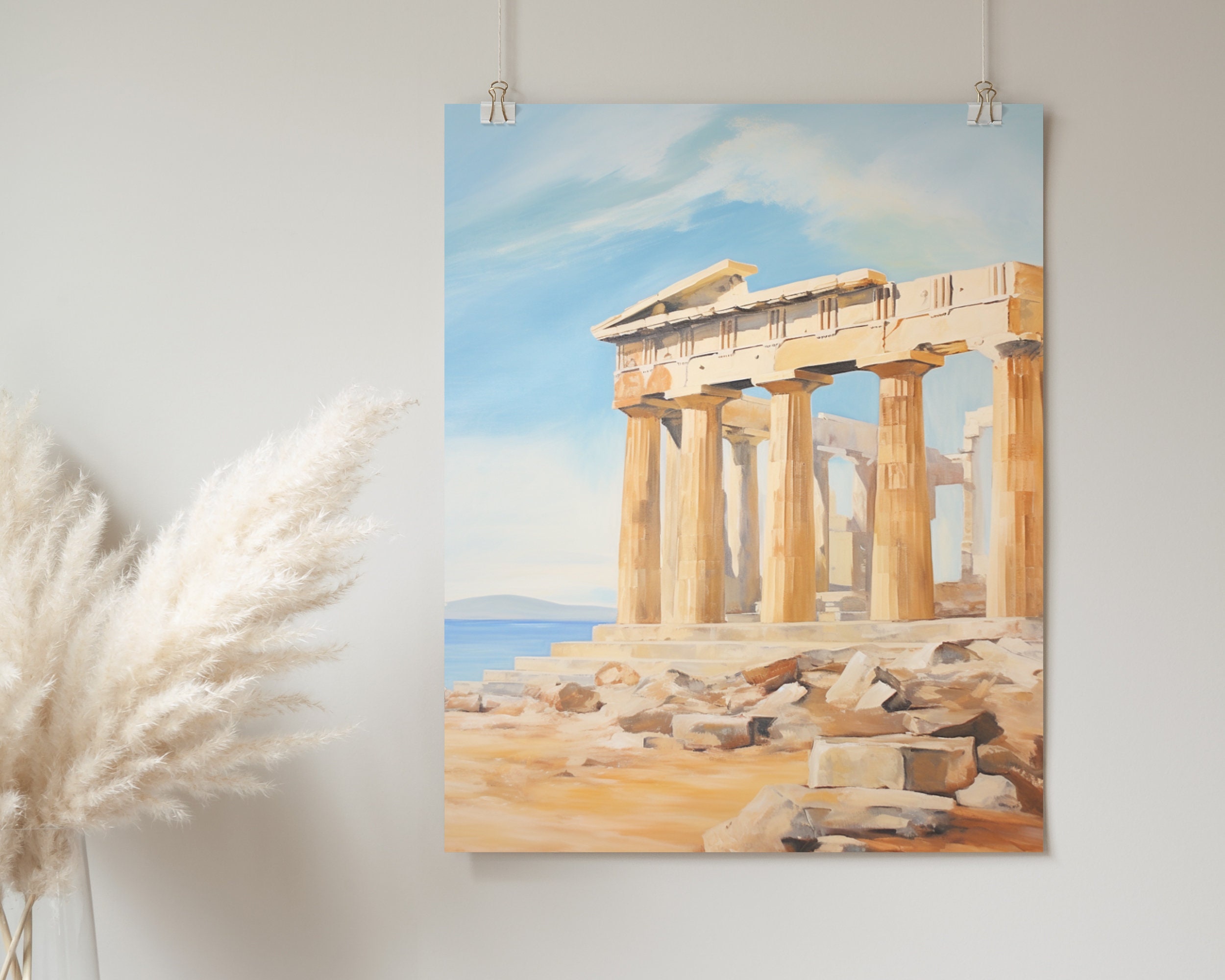 Parthenon Wall Art | Ancient Greece Home Decor | Ancient Greek ...