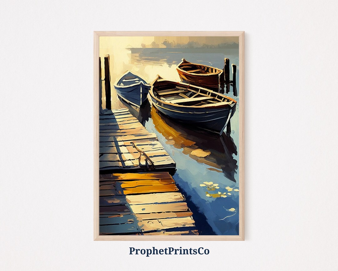 Vintage Coastal Poster Print | Beach House Wall Art | Ocean Art Gift ...
