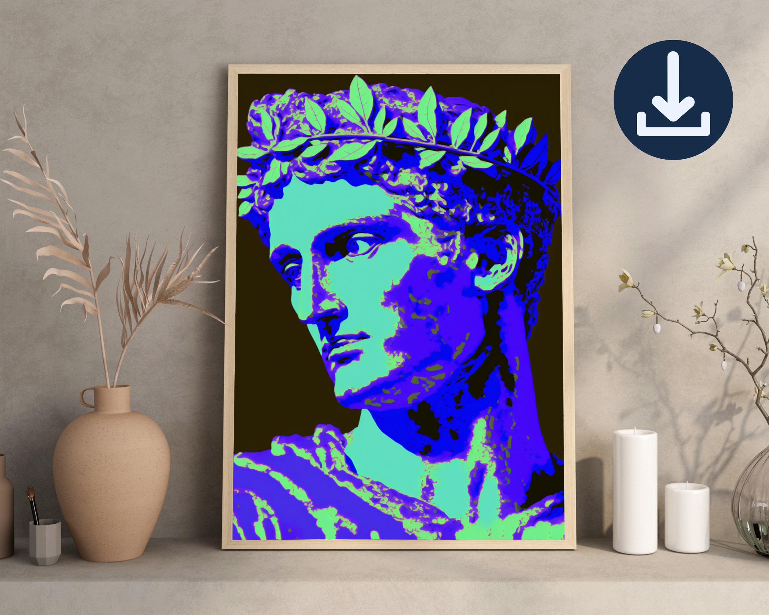 Julius Caesar Poster Print | Ancient Rome Wall Art | Inspired by ...