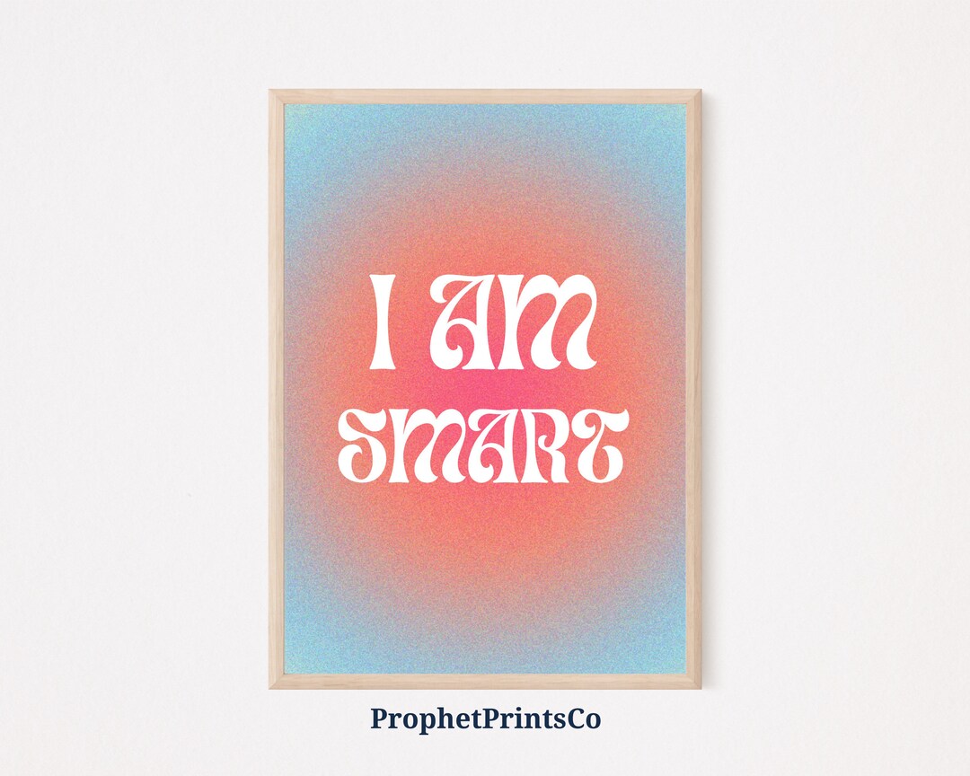 Daily Affirmations Poster Print | Self Love Healing Wall Art | Self ...