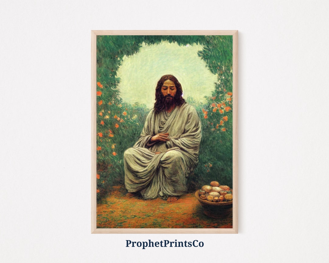 DIGITIAL DOWNLOAD Jesus Christ Poster Print | Religious Wall Art ...