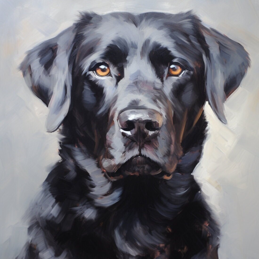 Cute Labrador Art | Black Lab Printable | Puppy Nursery Art | Dog Lover ...