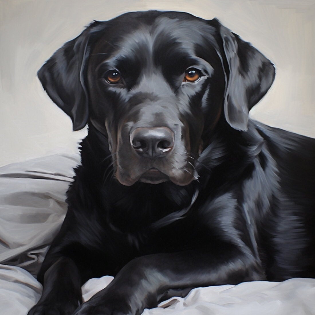 Cute Labrador Art Black Lab Printable Puppy Nursery Art Dog Lover Gift ...