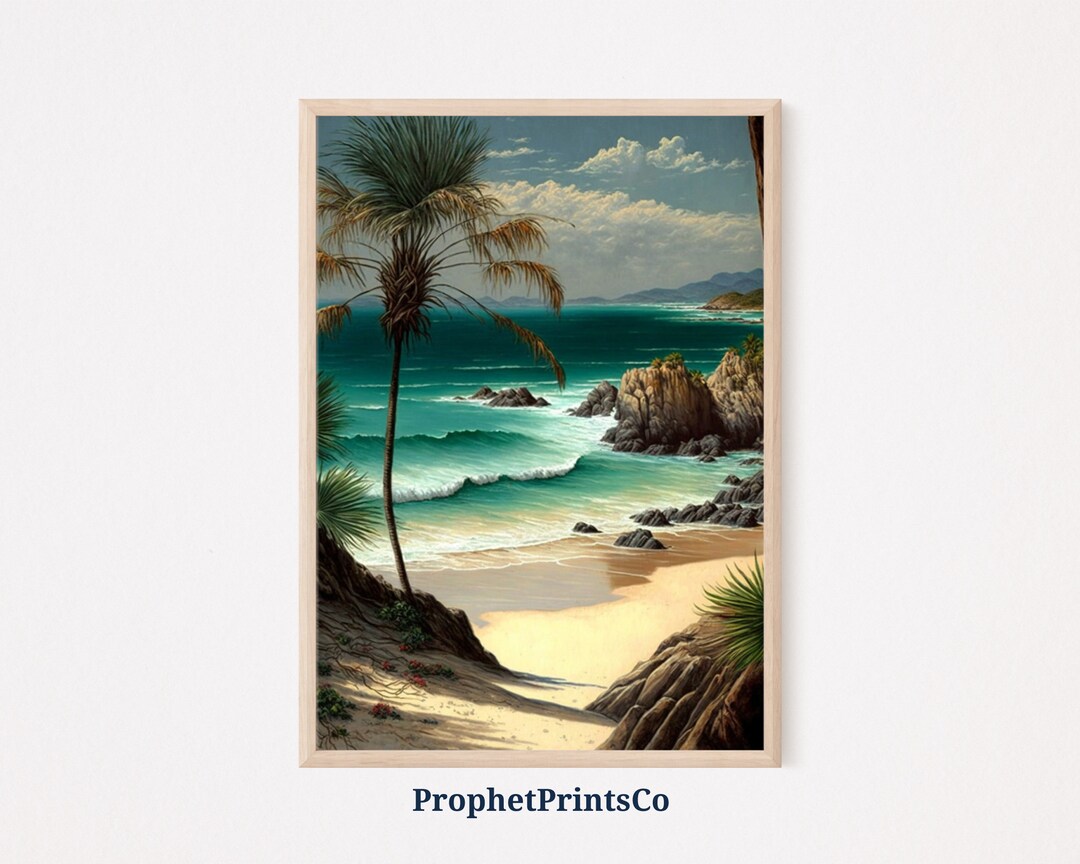 Mexico Beach Poster Print | Original Mexican Wall Art | Travel Lover ...