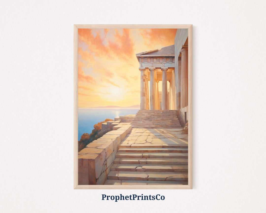 Parthenon Wall Art | Ancient Greece Home Decor | Ancient Greek ...