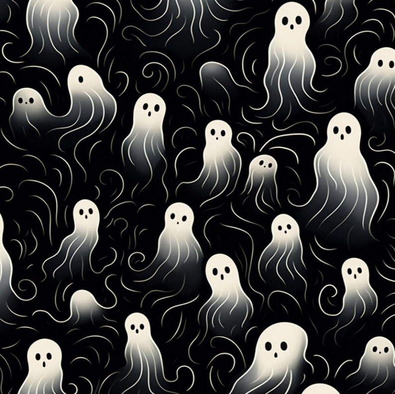 Minimal Ghost Print | Aesthetic Printable Halloween Poster | Halloween ...