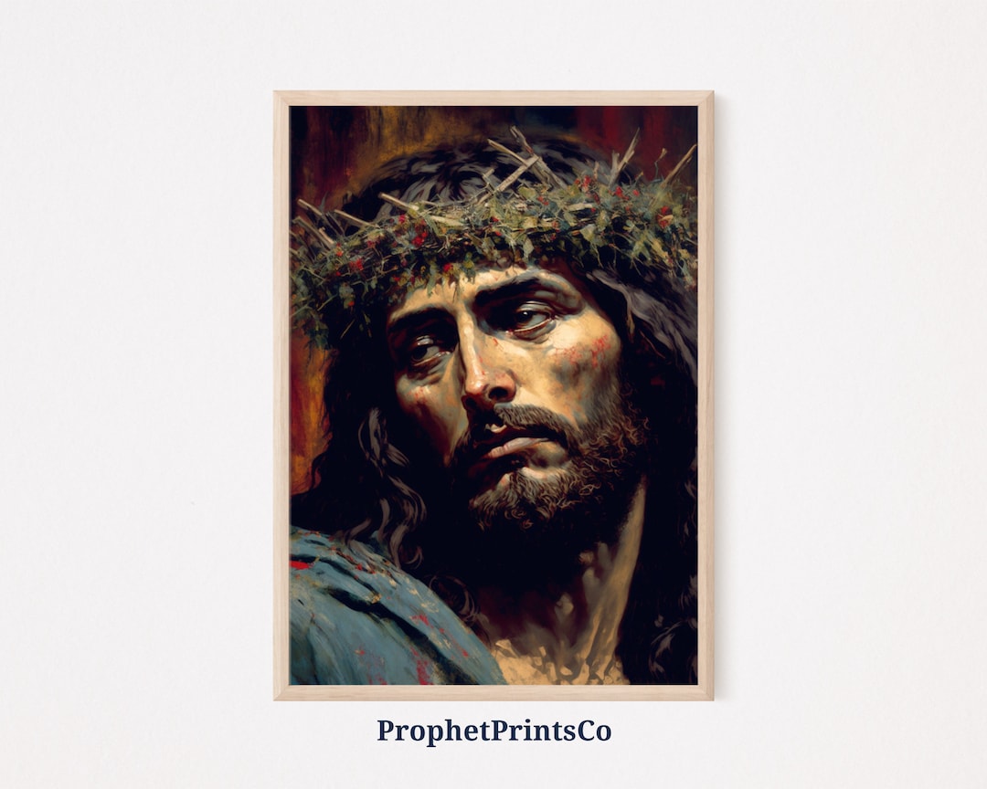 Vintage Jesus Christ Poster Print | Christian Wall Art | Original ...