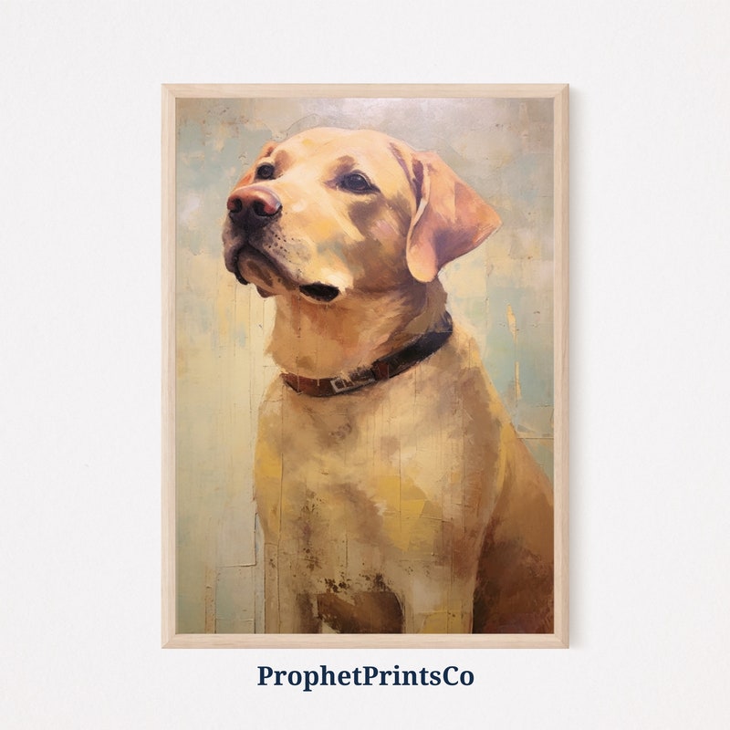 Yellow Lab Painting - Etsy