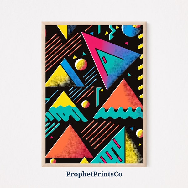 80s Art Print - Etsy