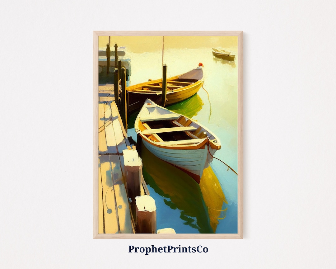 Vintage Coastal Poster Print | Beach House Wall Art | Ocean Art Gift ...