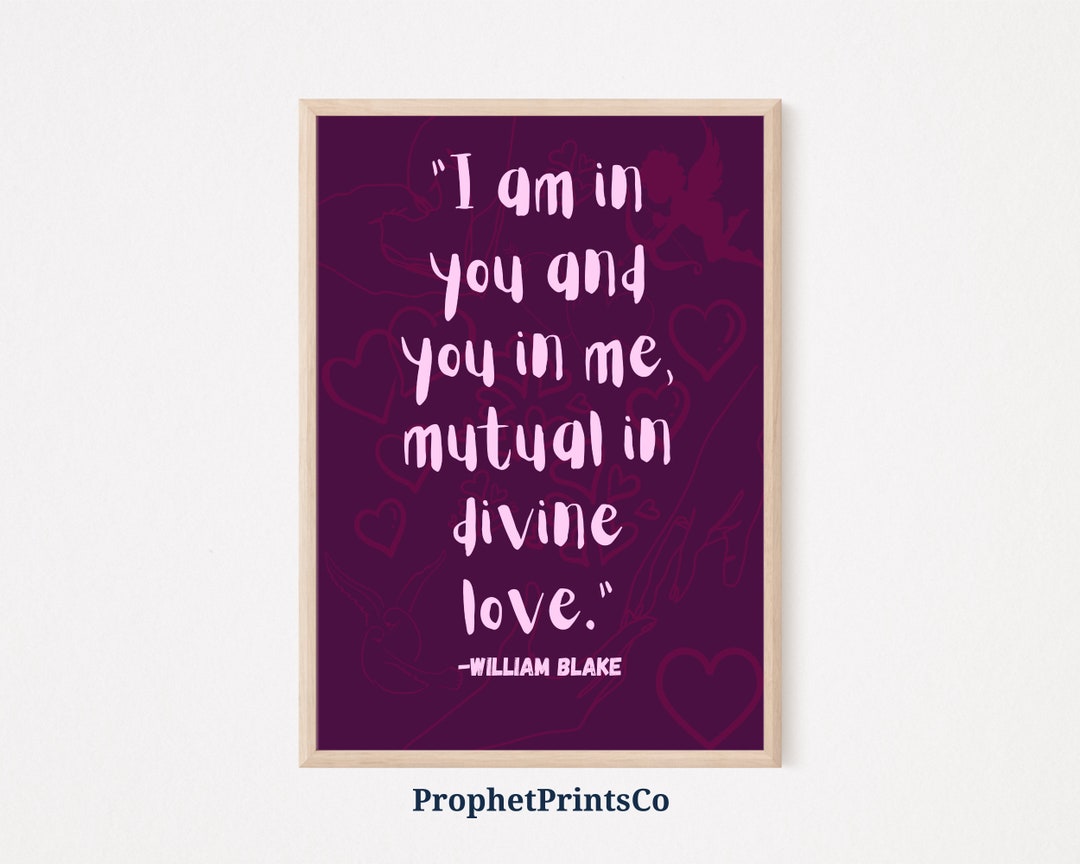 Romantic Quote Poster Print | Love Couples Wall Art | Valentines Day ...