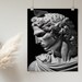 Monochrome Alexander the Great Poster Print | Ancient Greek Wall Art ...
