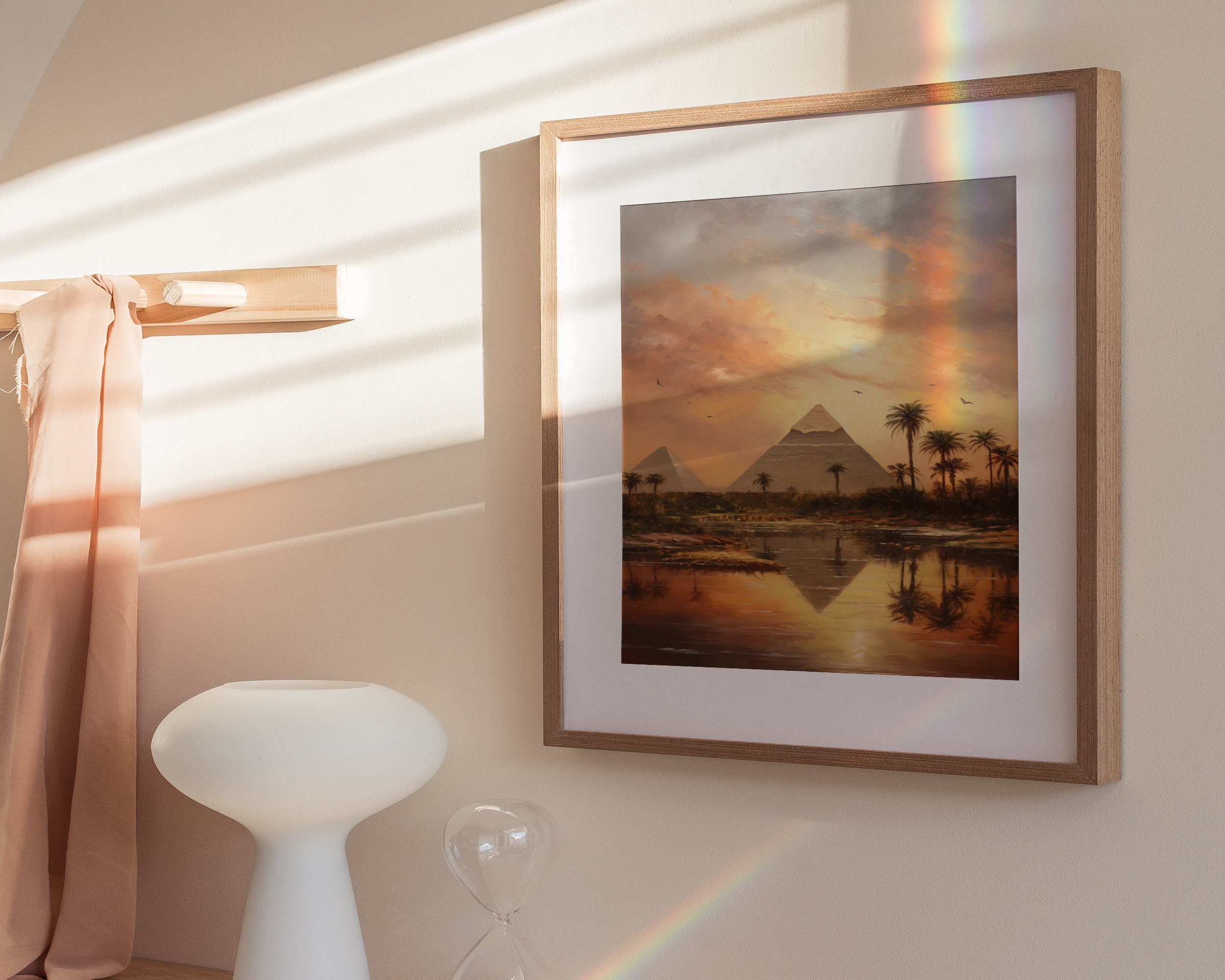 Egypt Wall Art Giza Wall Art Giza Cityscape Gift Egypt - Etsy