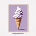 Set of 4 Retro Ice Cream Art Prints | Vintage Dessert Wall Art | Sweet ...