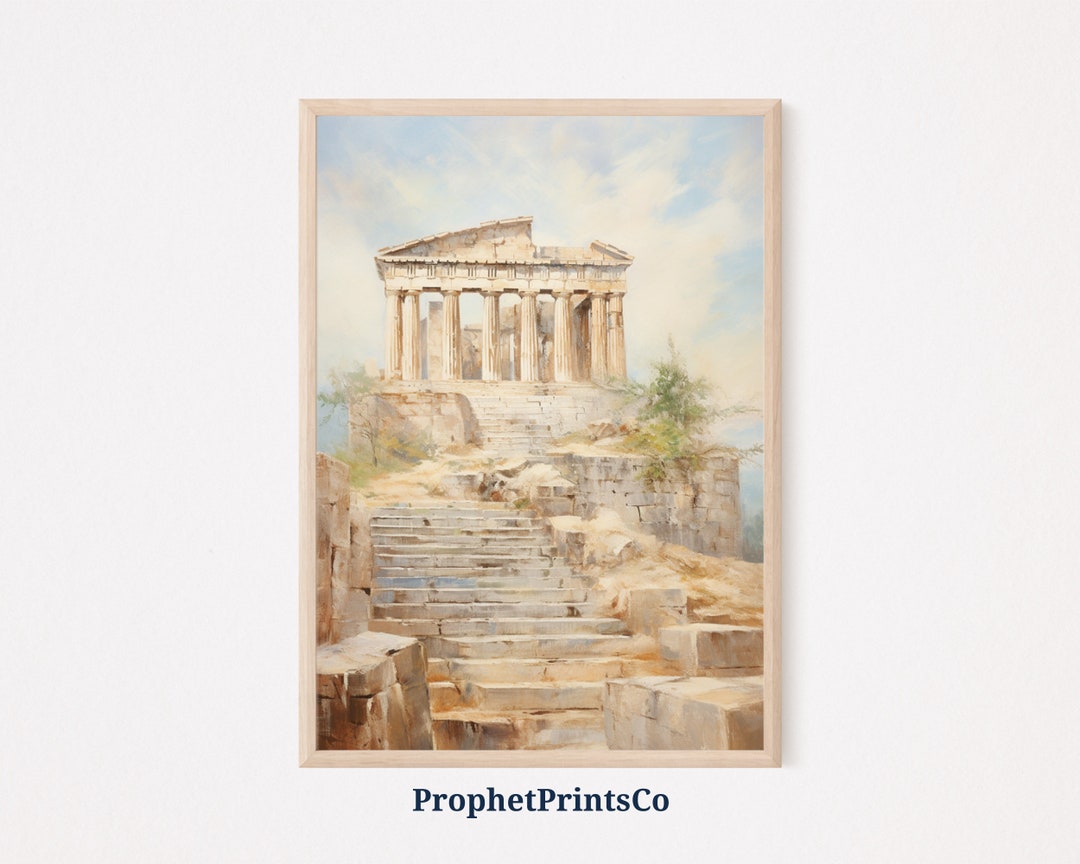 Parthenon Wall Art | Ancient Greece Home Decor | Ancient Greek ...
