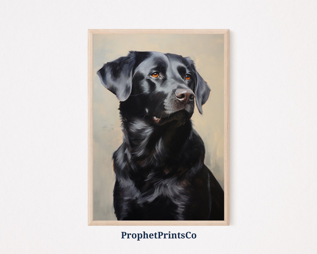 Cute Labrador Art | Black Lab Printable | Puppy Nursery Art | Dog Lover ...