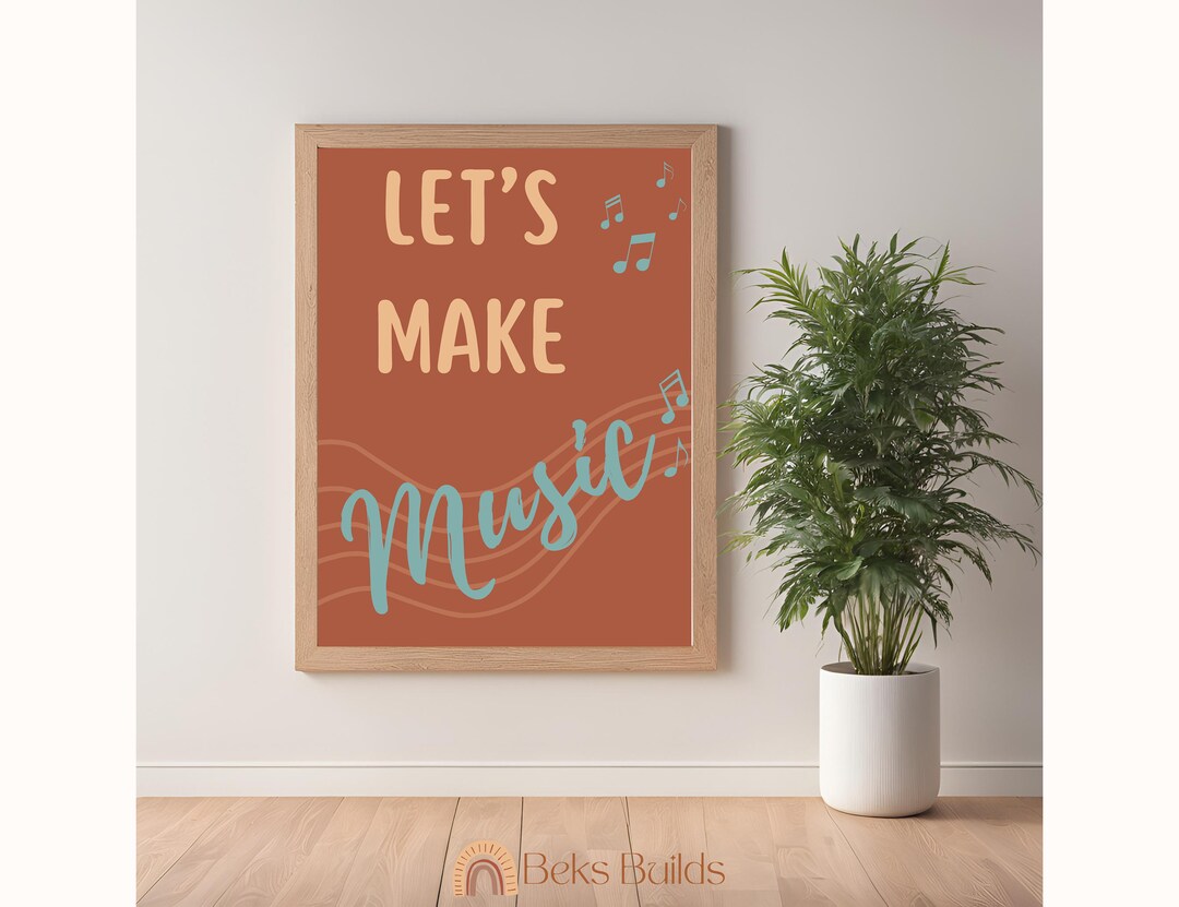 Music Classroom Poster, Orchestra Poster, Music Theory Poster, Music ...
