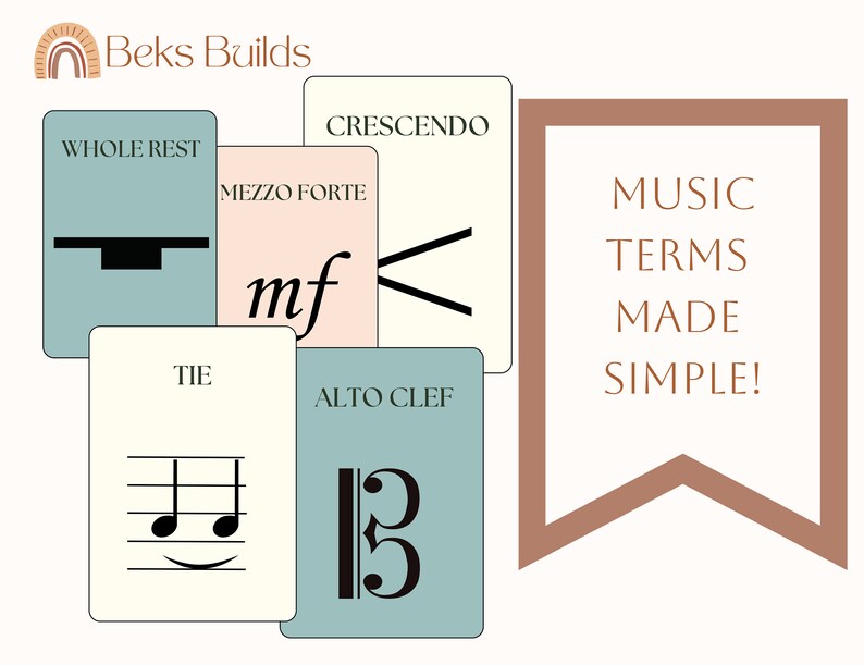 Music Flashcards, Theory Printables, Note Reading Flashcards, Piano ...