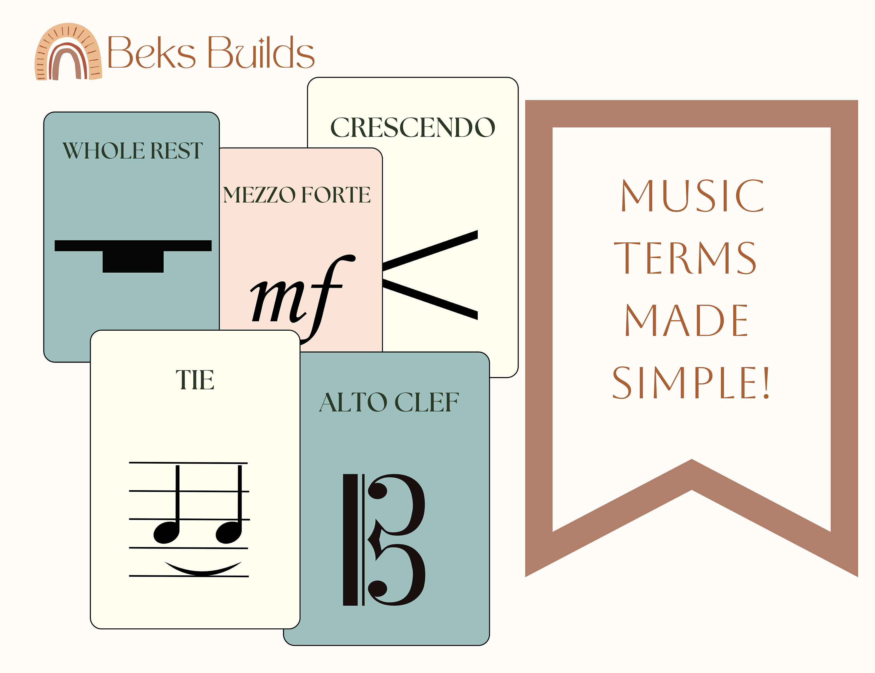 Music Flashcards, Theory Printables, Note Reading Flashcards, Piano ...