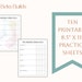 10 Practice Chart Bundle, Violin Practice Sheet, Daily Music Practice ...