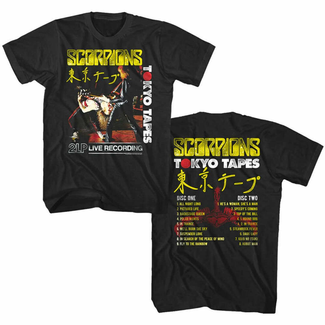 Scorpions Tokyo Tapes Album Shirt, Scorpions Shirt, Scorpions Retro Vintage Shirt, Scorpions ...