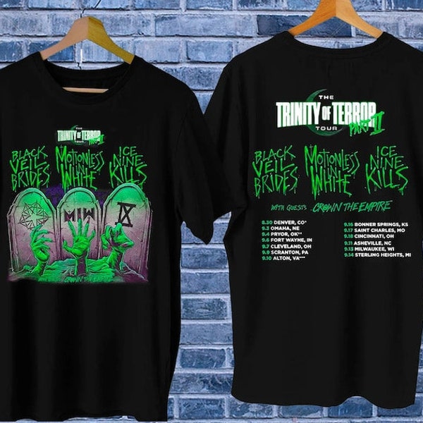 Motionless in White Trinity of Terror Tour With Black Veil Brides - Etsy