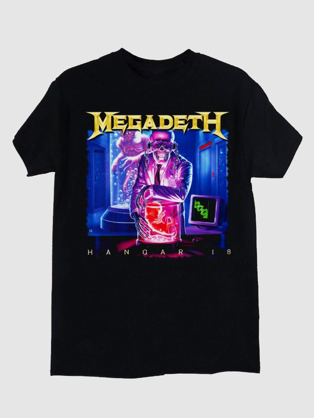 Megadeth Hangar 18 T-shirt, Megadeth Shirt, Megadeth Tour Shirt ...