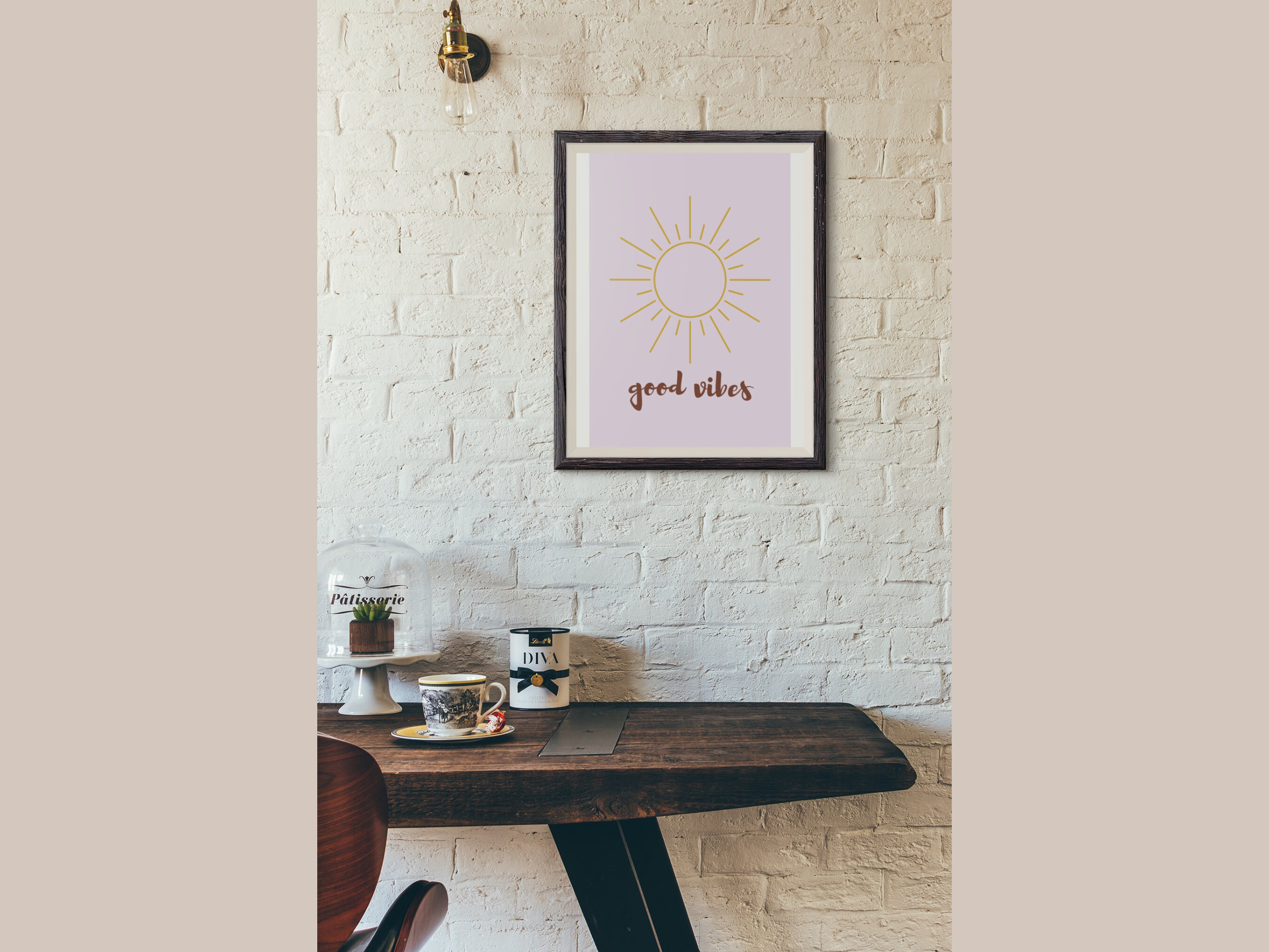 Positive Vibes Wall Art Printable Positive Digital Download ...