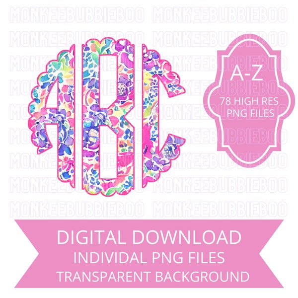 Monogram Png - Etsy