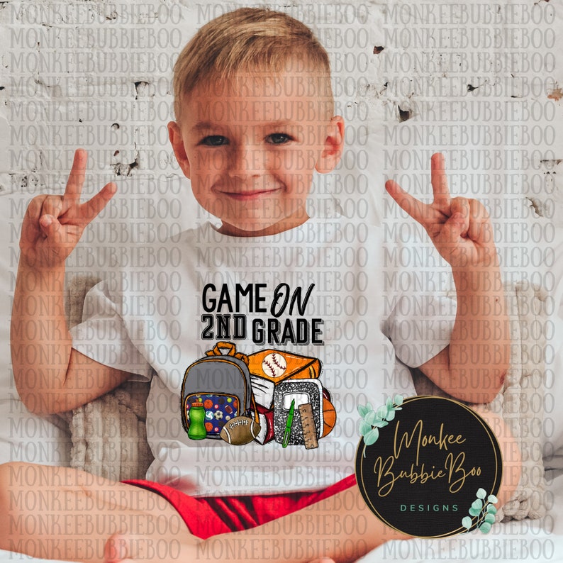 2nd Grade PNG School Sublimation Design School Png Back to - Etsy