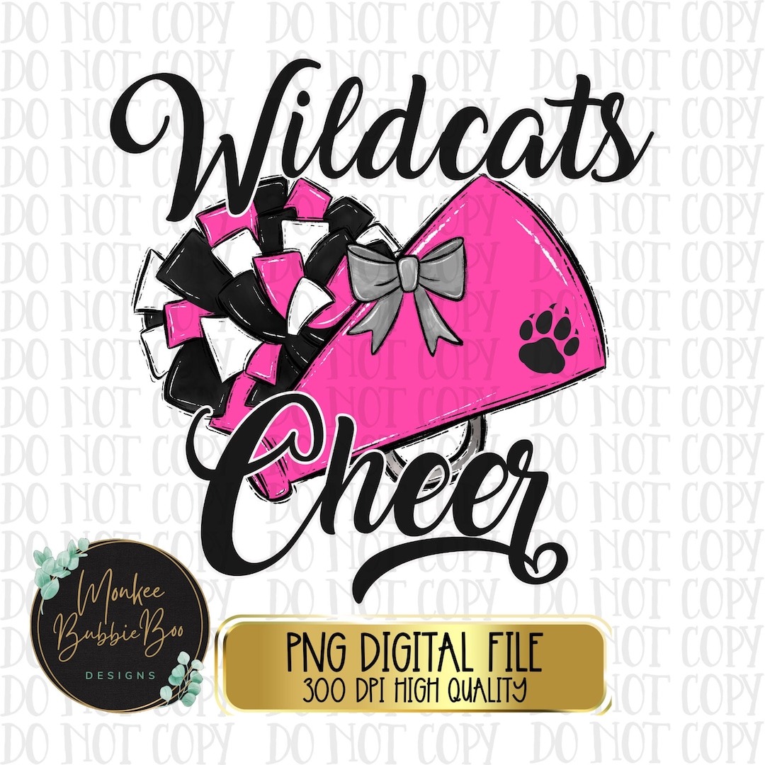 Wildcats Cheer PNG, Wildcats PNG, Game Day PNG, Wildcats Cheer ...
