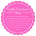 Pink Palm Blend Preppy Monogram Png, Monogram Alphabet Pack, Scallop ...