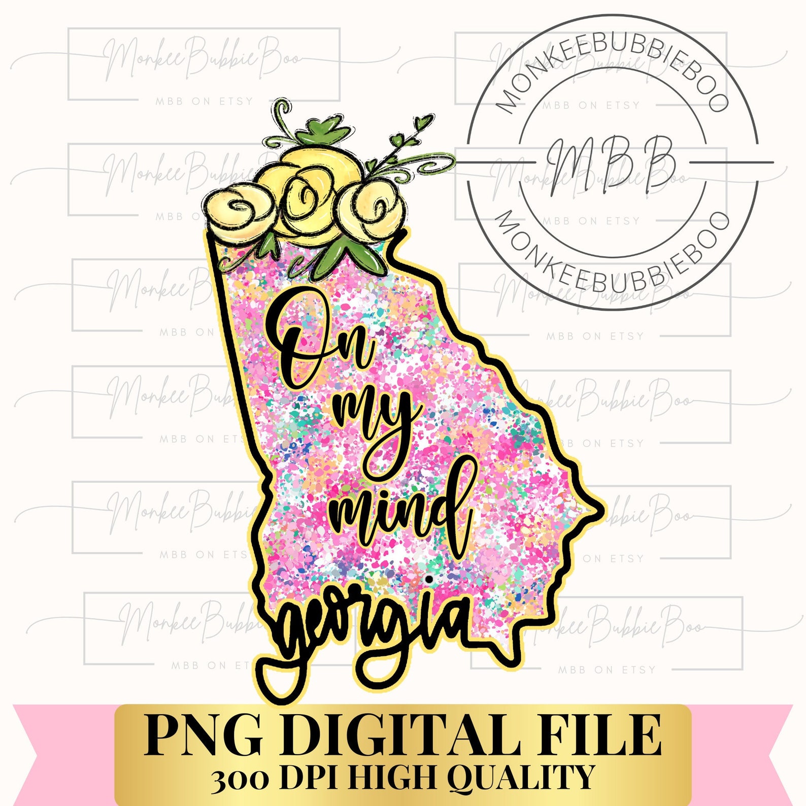 Georgia PNG, Preppy Georgia State Png, Georgia State Png, Georgia ...