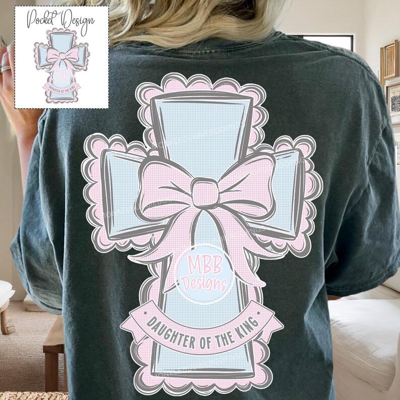Daughter of the King PNG, Preppy Cross Png, Jesus PNG, Religious Png ...