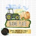 Farm Name Plate Png Boy Sublimation Tractor Png Country - Etsy