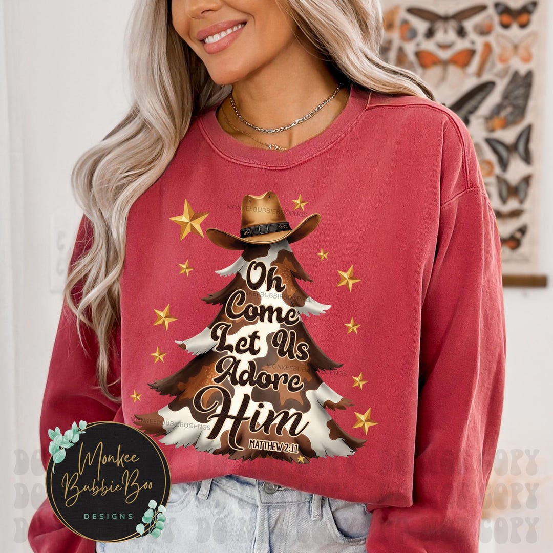 Cowgirl Christmas Png, Cow Christmas, Western Png,christmas Png ...