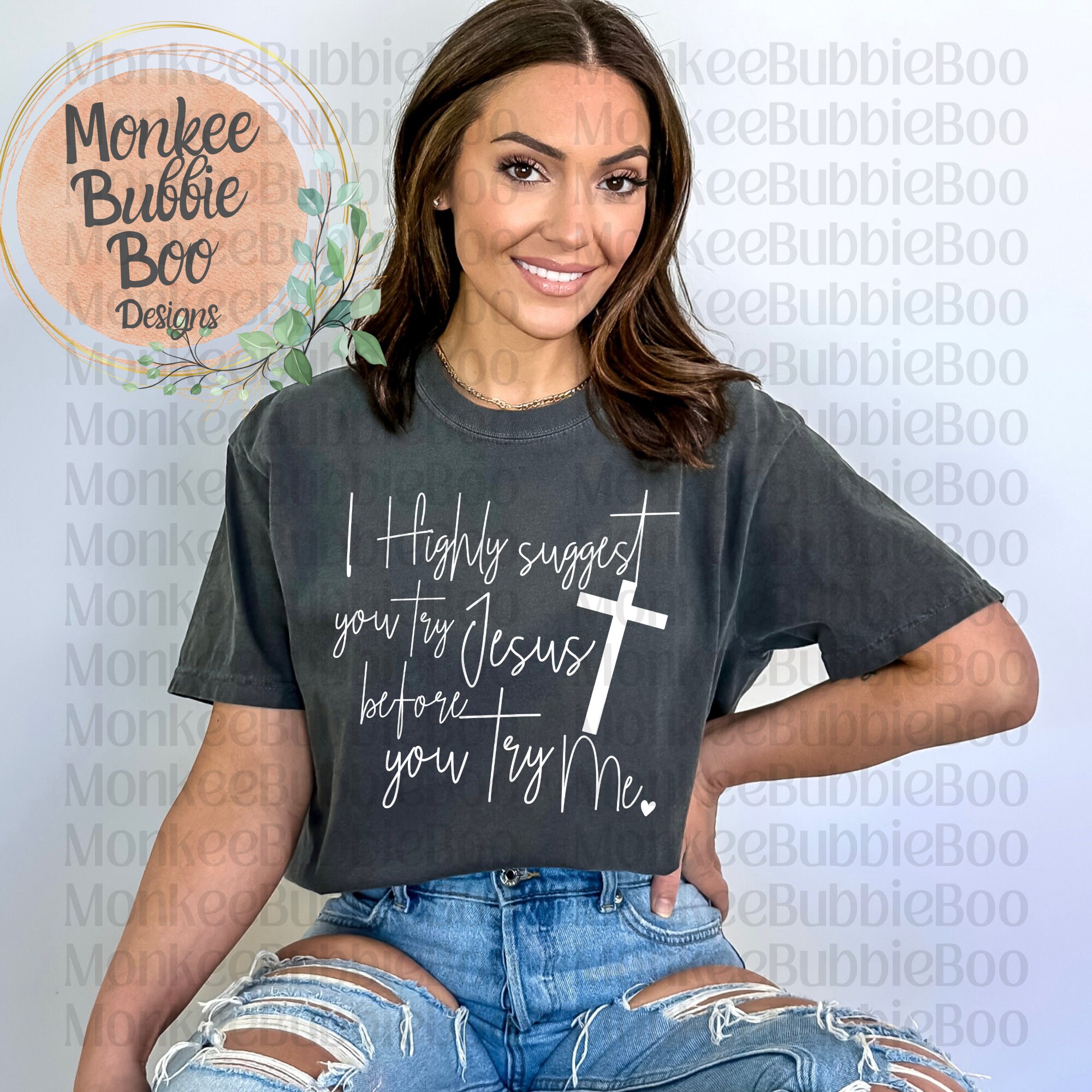 Set of 2 Pngs, Try Jesus Png, Christian Sublimation, Christian Clipart ...