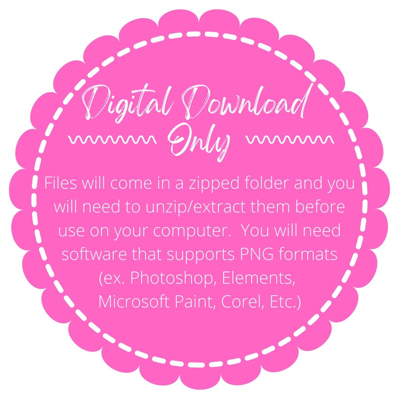 Pool Party Preppy Monogram Png, Monogram Alphabet Pack, Scallop ...