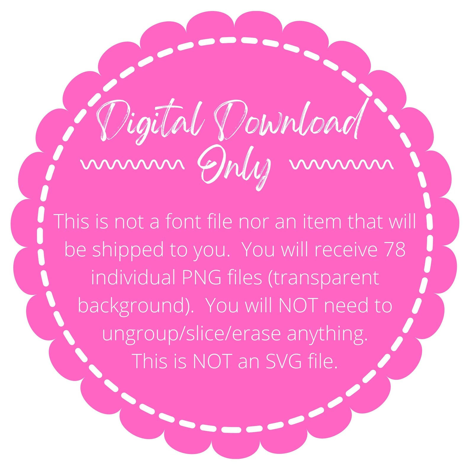 Posh Pretty Preppy Monogram Png, Monogram Alphabet Pack, Scallop ...