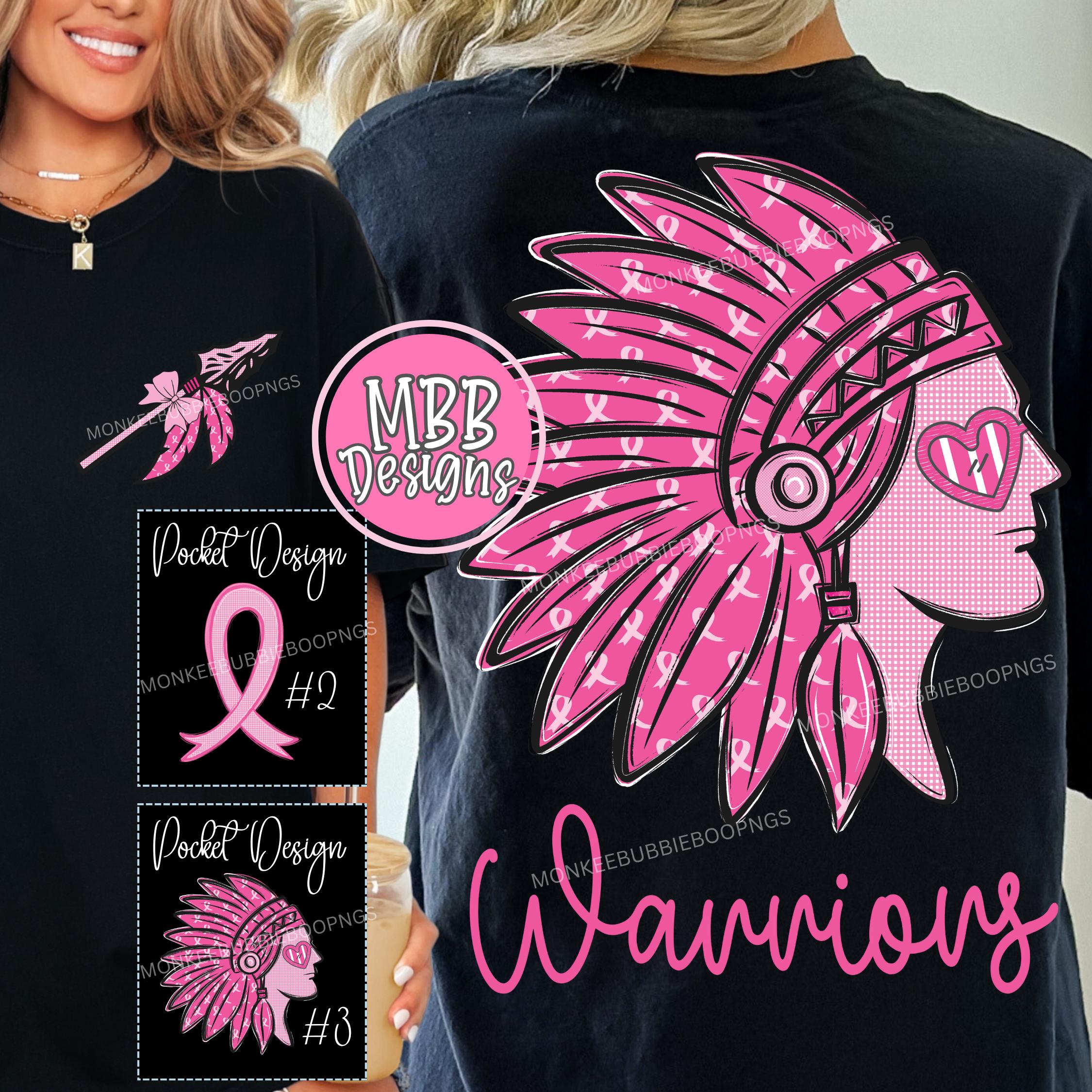 Preppy Pink Warriors PNG, Breast Cancer Awareness, Breast Cancer ...